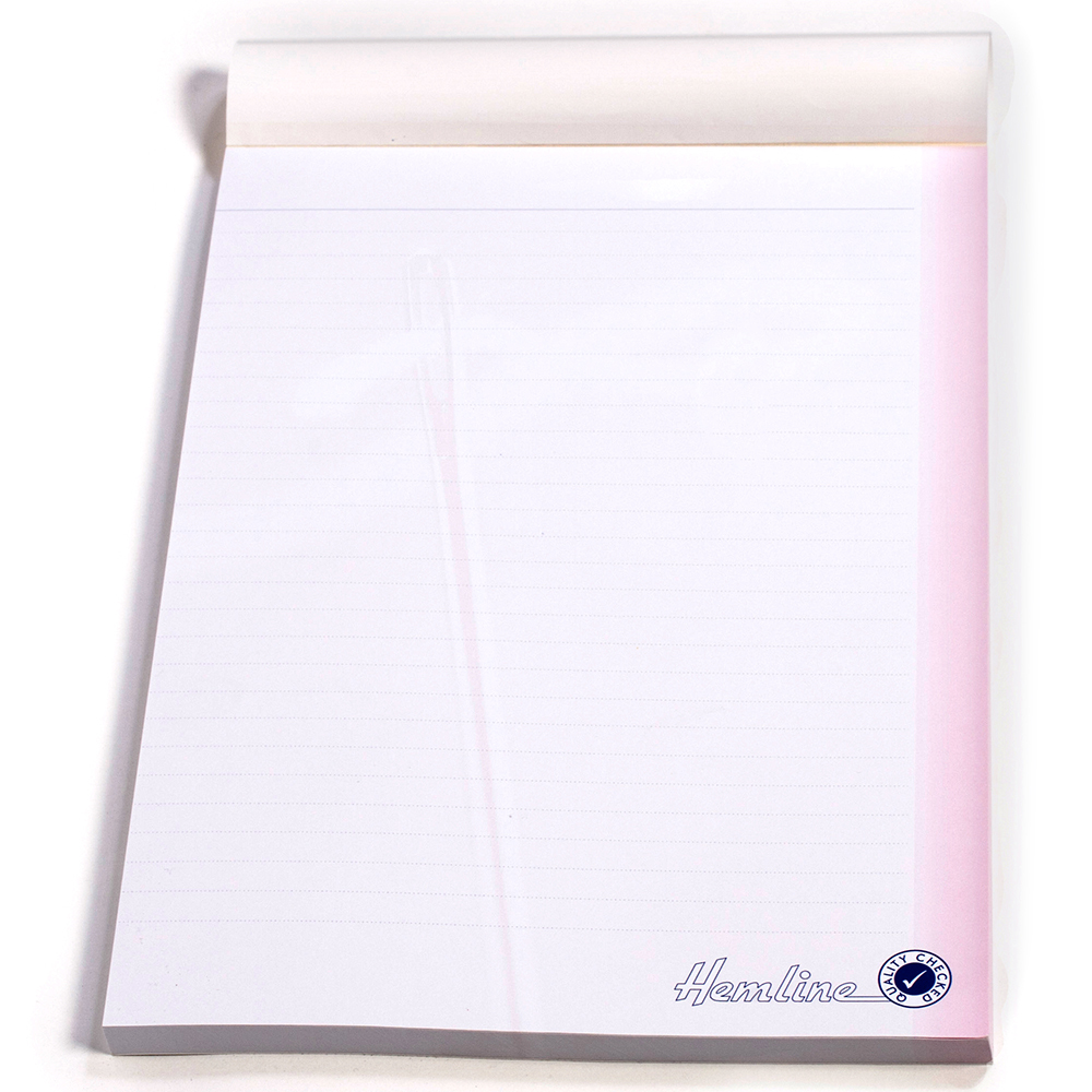 A4 Size Notepad 21 X 29 7cm 8 27 X 11 69 100 Pages Hemline